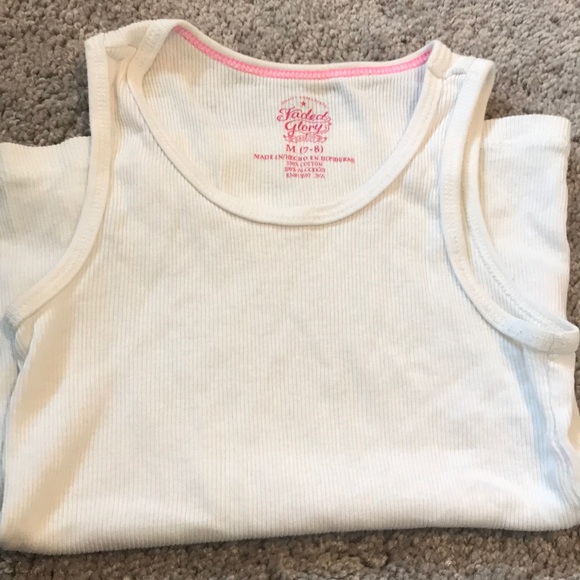 Shirts & Tops | Girls White Tank Top Bundle | Poshmark